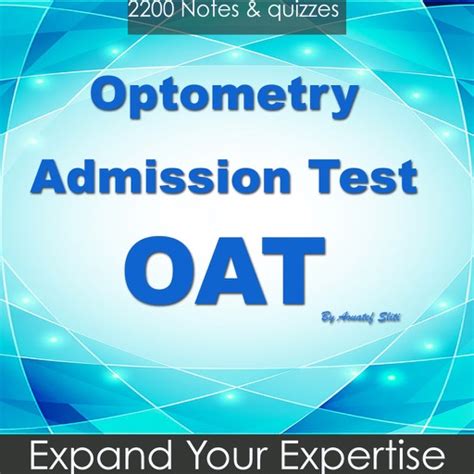 Oat Optometry Admission Test For Learning And Exam By Aouatef Sliti