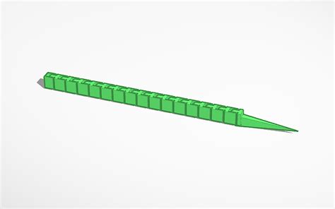 3d Design Articulated Dragon Tail Tinkercad