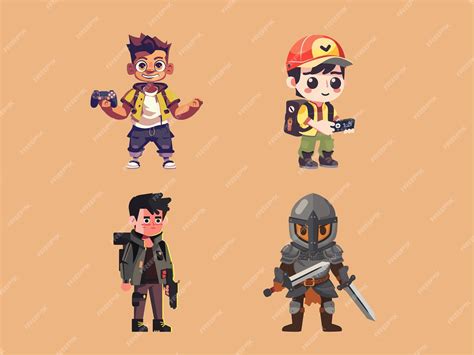 Dynamic Game Bot Illustrations Premium Ai Generated Vector