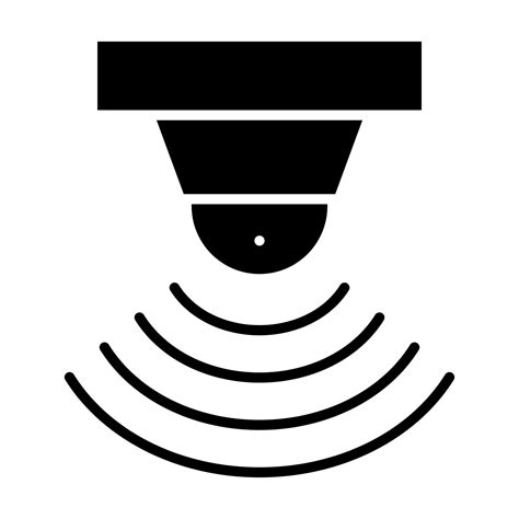 Motion Sensor Glyph Icon Vector Art At Vecteezy