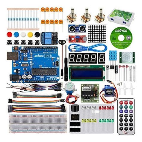 Starter Learning Kit Para Arduino Con Uno R3 Board Y Cd Tuto Envío Gratis