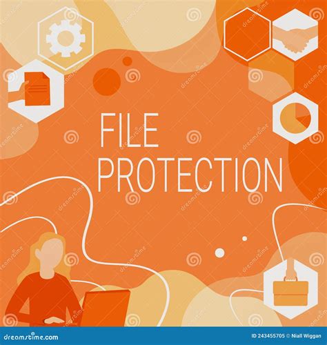 Writing Displaying Text File Protection Concept Meaning Preventing