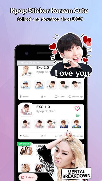 Kpop Sticker Korea Lucu Stiker Wa For Whatsapp安卓下載，安卓版apk 免費下載