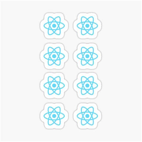 React Sticker For Sale By Leesander Redbubble