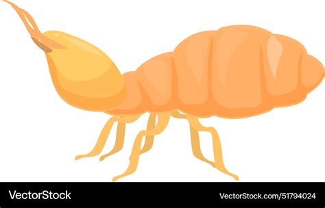 Big Termite Walking On Six Legs With Head Vector Image