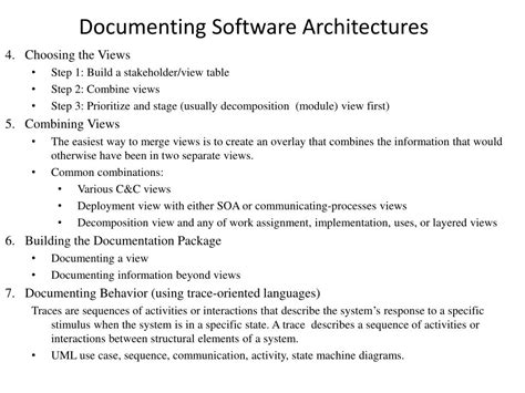 Ppt Documenting Software Architectures Powerpoint Presentation Free