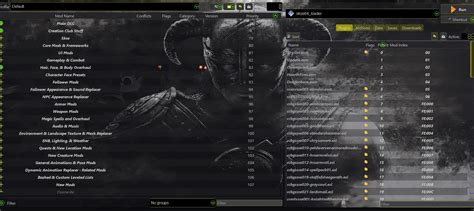 Left Pane Mo2 Mod Order Rskyrimmods
