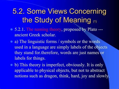 Semantics Slides Ppt