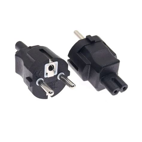 Eu 2 Prongถึงiec320 C7 Ac Power Adapter มาตรฐานเยอรมัน4 8มม 8รูป2 ใช้เชื่อมต่อแล็ปท็อป Lazada