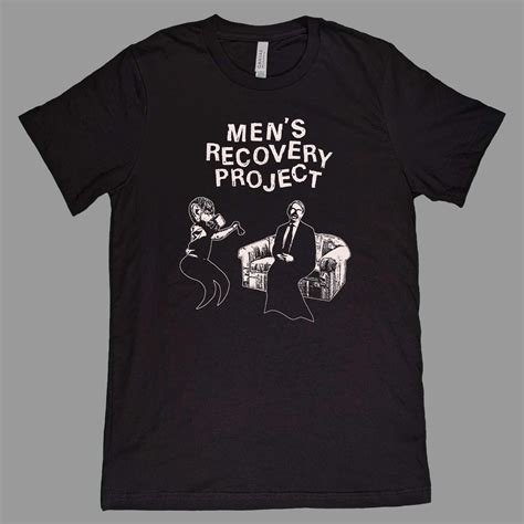 Mens Recovery Project Attacker And Man On Couch Tee Shirt Monoroid