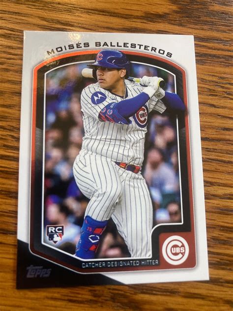 2025 Topps Flagship Collection Moises Ballesteros Cubs Rc 53 Ebay