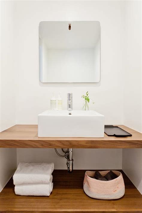 Floating Shelf With Vessel Sink Bathroom Artcomcrea