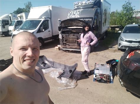 Новый бампер в цвет и туманки Salman. — ГАЗ Газель Next, 4,3 л, 2014 ...