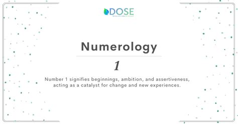 Numerology Number 1 Meaning Life Path Number Personality