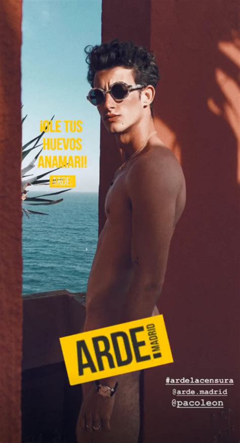Paco León desnuda a todo Instagram gracias a Arde Madrid Shangay
