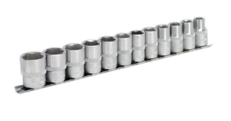 Sealey Socket Set Pc Sq Drive Pt WallDrive Metric AK IN STOCK