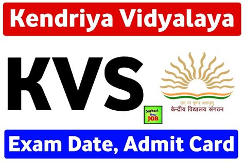 Kvs Admit Card Download 2023 Link Active Soon Tgt Pgt Prt Exam Date