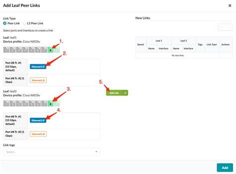 Add Leaf Peer Links Apstra 41 Juniper Networks