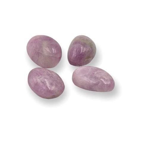 Kunzite Vertus bienfaits en lithothérapie Purification Pierre roulée