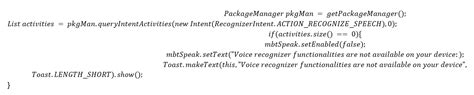 How To Implement The Voice Recognition Functionality In Android Devices
