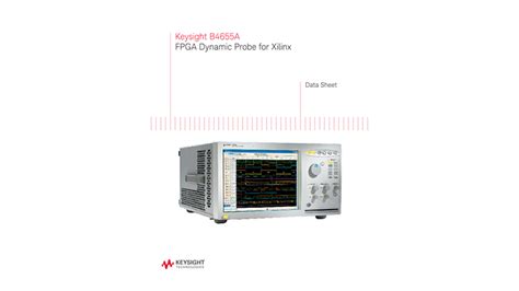 b4655a xilinx 용 로직 분석기 fpga 동적 프로브 keysight