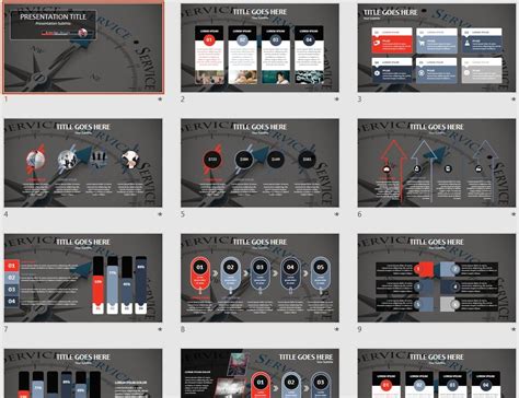 Service Powerpoint Template 35565 Sagefox Free Powerpoint Templates