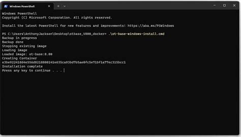 the install script otbase help center langner inc