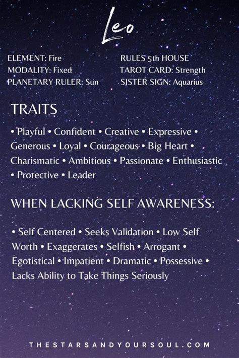 Personality Traits Of Leos Leo Zodiac Facts Astrology Leo Zodiac