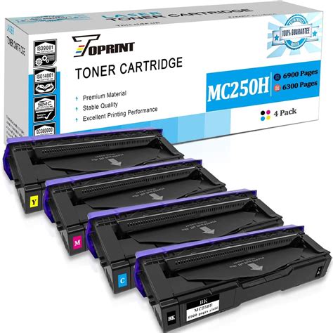 4 Couleurs Cartouches de Toner Compatible M C250 P C300 P C301 C250H ...