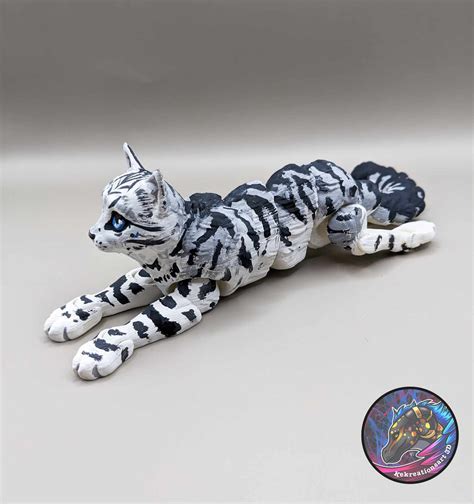 Flexi Cat Articulated Cat By Kekreations Printables Store