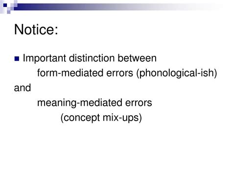 Ppt Lexical Retrieval Processes Semantic Field Effects Powerpoint Presentation Id 1253484