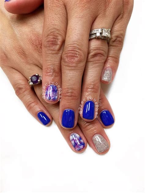 Smoosh Nails Ocean Blues Preciousphannails Nails Precious Phan