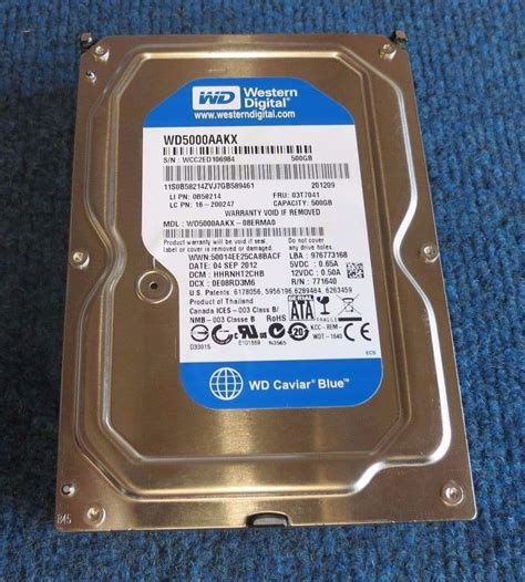 Western Digital WD5000AAKX WD Blue 500GB 16MB 7200RPM 3 5" SATA ...