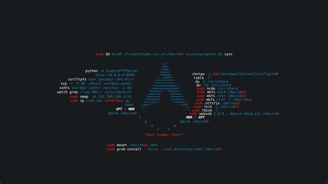 Xfce Mouse Head Xfce White On Blue Unixwallpapers
