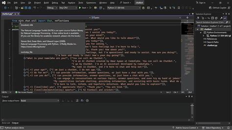 Omar Ayman On Linkedin Codealpha Python Nlp Chatbot Internship