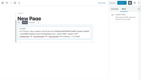 How To Embed A Google Form On Your WordPress Site 3 Easy Steps