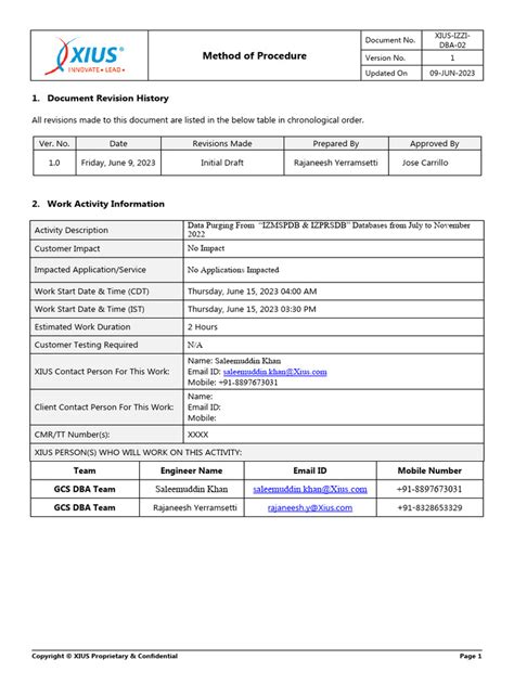 Mop Izzi Monthly Data Purging Mw2 15 June 2023 Pdf Software Application Software