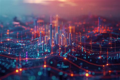 Premium Photo Smart City Data Technology Abstract Design Connection Concept