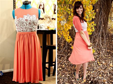 Wearing It On My Sleeves Diy Adding Sleeves To A Sleeveless Dress