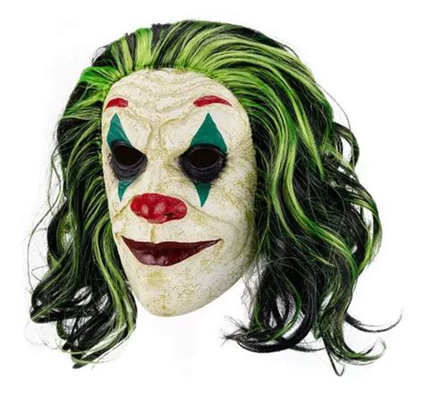 Máscara Joker Látex Guasón Batman Disfraz Cosplay Peluca
