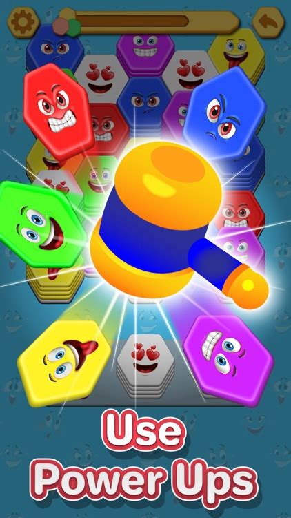 Hexa Sort Merge Emoji Stack By Zeenat Shehzadi