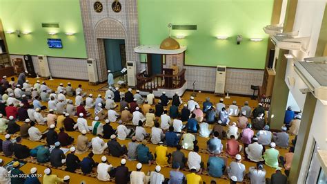 Masjid Pengiran Muda Abdul Mateen Kampong Mulaut Solat Aidil Adha