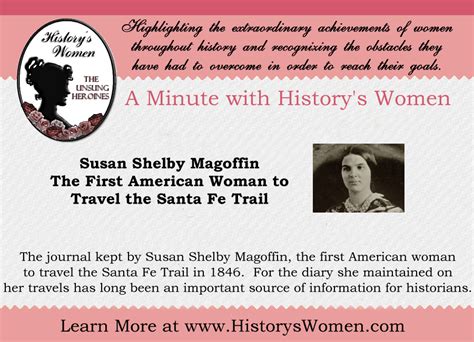 Susan Shelby Magoffin Historys Women