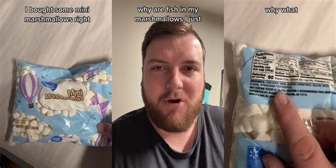 Customer Shows Walmart Marshmallows May Contain Tilapia