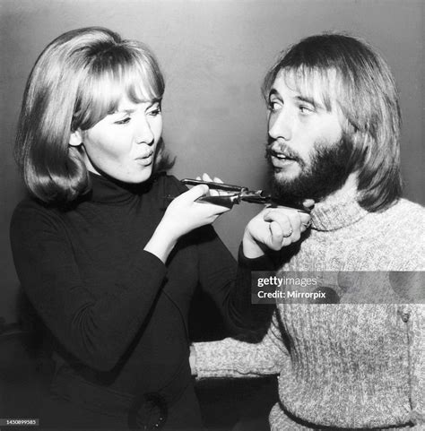 Lulu Singer Giving Husband Maurice Gibb Of The Bee Gees A Shave 2nd