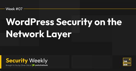Wordpress Security On The Network Layer The Admin Bar