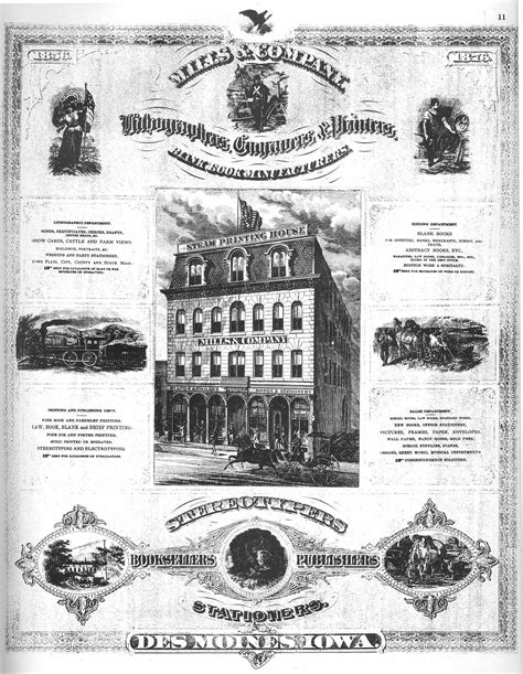Residencesbusinesses 5 Lithographs 1875 Andreas Atlas Map Polk