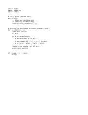 Distance Py Import Math Import Stdarray Import Stdio Entry Point DO NOT EDIT Def Main X