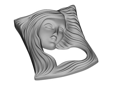 Woman 3d Stl Model For Cnc Router Carving Machine Engraver Aspire