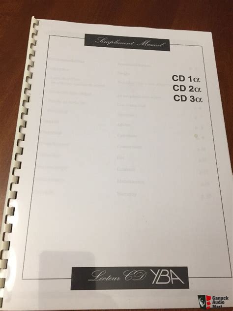 Yba Cd3 Cd Alpha Blue Diode Photo 1348605 Canuck Audio Mart